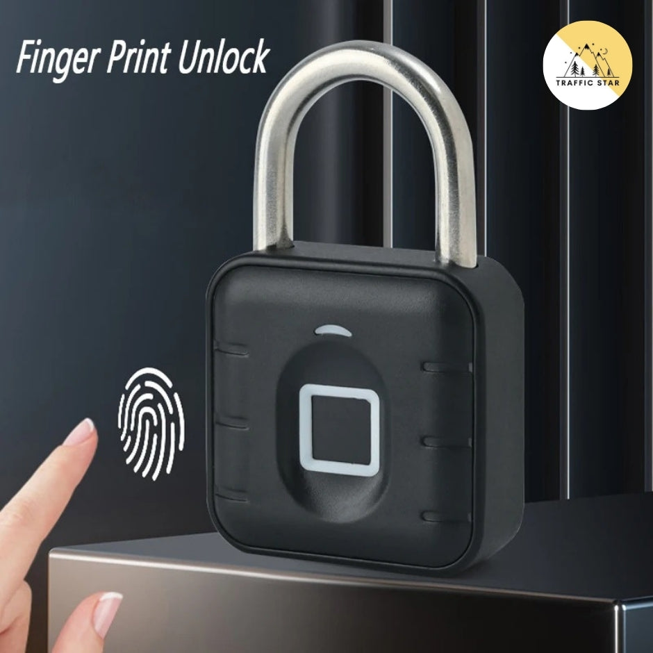 Fingerprint Keyless Padlock IP67 Waterproof Bluetooth Smart Lock For i ...